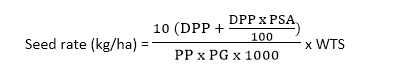 Best Definition Of Seed Rate With Objectives And Factors