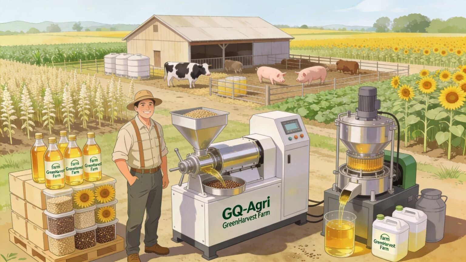 From Farm Waste to Profitable Oil with GQ-Agri Machinery - Basic ...